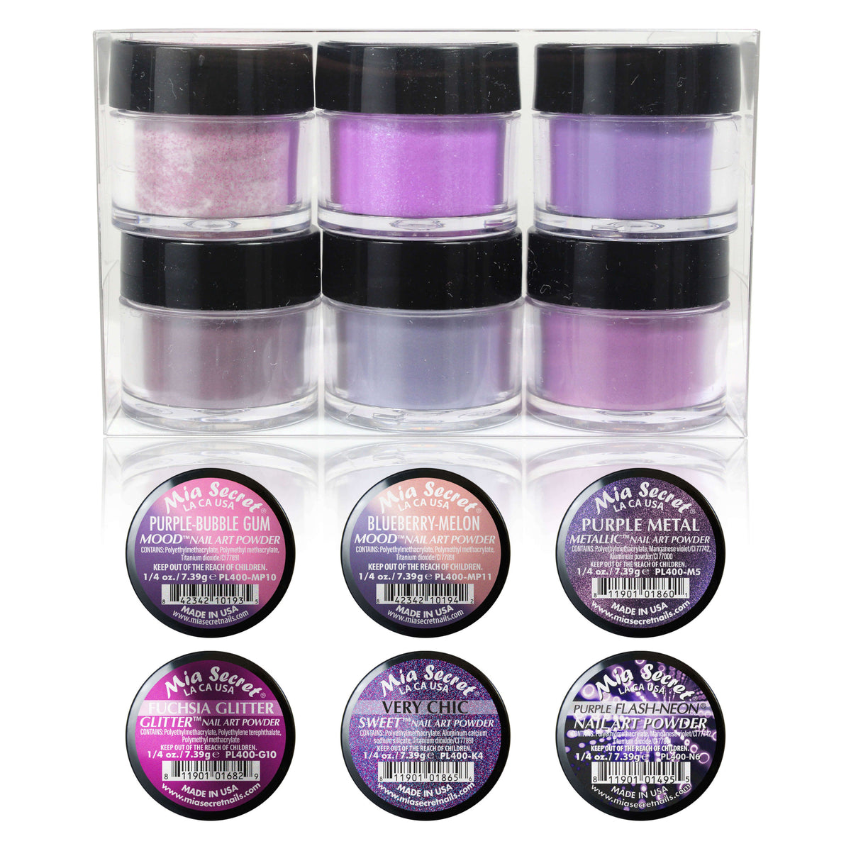 Mauves Colored Acrylic Powder Collection (Remix series) – Mia Secret Store